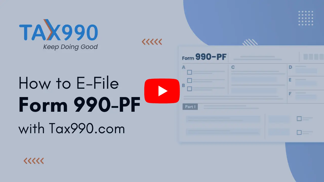 E-file IRS Form 990-PF Online for 2023